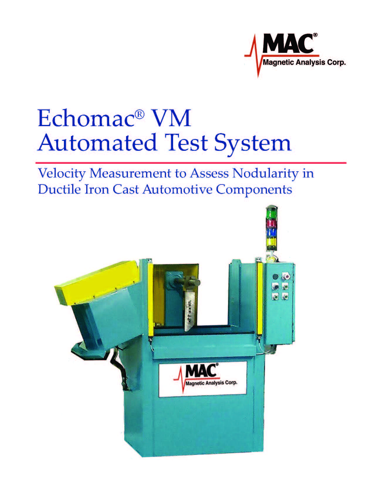 ECHOMAC® VM AUTOMATED TEST SYSTEM